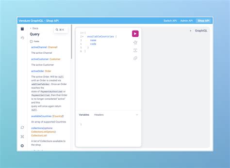 Try The Api Vendure Docs