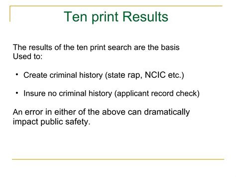 Automated Fingerprint Identification Systems Ppt Technology And Computing