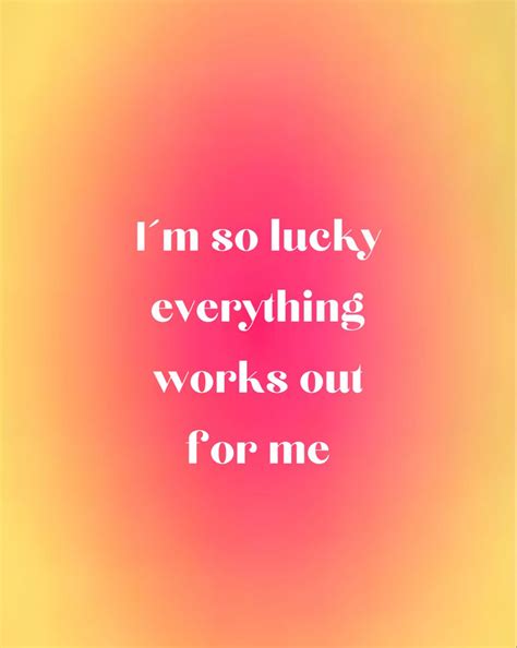 Lucky Girl Syndrome 💗 Afirmaciones Frases Positivas Buenas Vibras