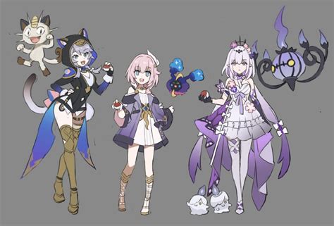 Papajay Jennygin Castorice Honkai Star Rail Chandelure Cipher Honkai Star Rail