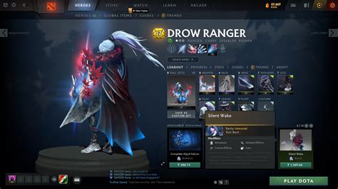 Draw Arcana Bug With Back Immortal Item Silent Wake · Issue 6856 · Valvesoftwaredota2 Gameplay