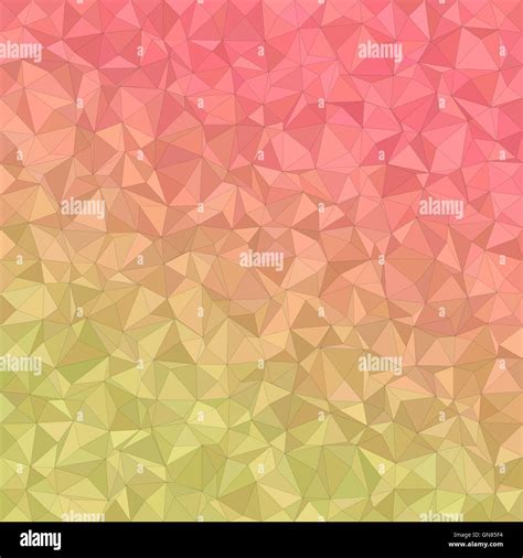 Yellow Red Irregular Triangle Mosaic Background Stock Vector Image