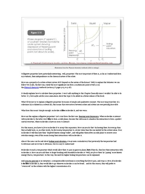 Pdf Colligative Properties According To Molecules Dokumentips