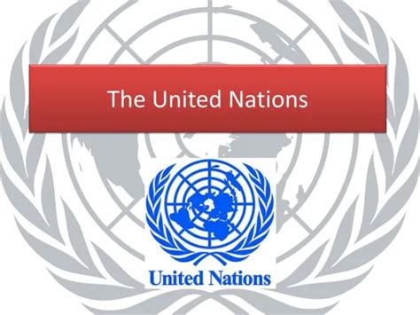 Ppt The Principal Organs Of The United Nations Powerpoint