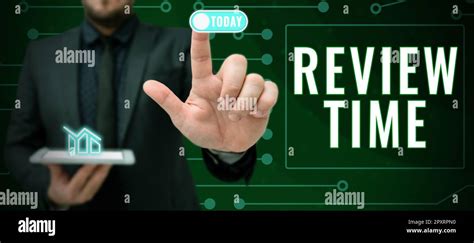 Handwriting Text Review Time Business Idea Situation Or System Its