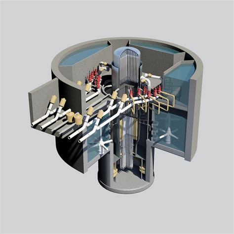 3d Nuclear Reactor Cutaway