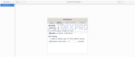 Enable Autosave On Linux Gedit Text Editor