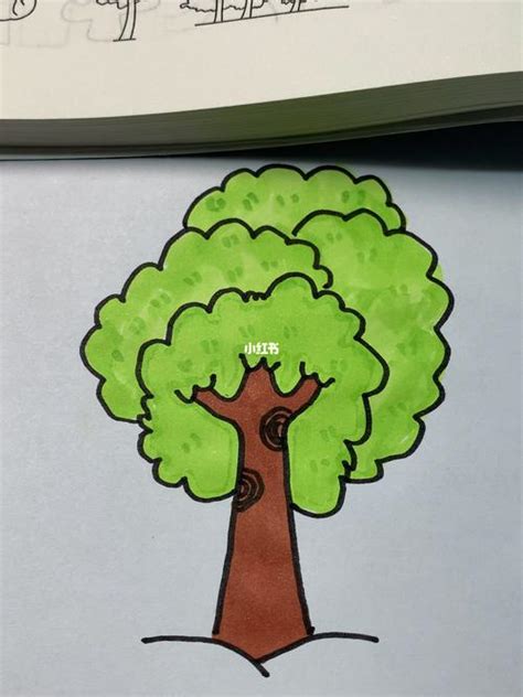简笔大树怎么画 简笔大树怎么画图片 苗苗知道