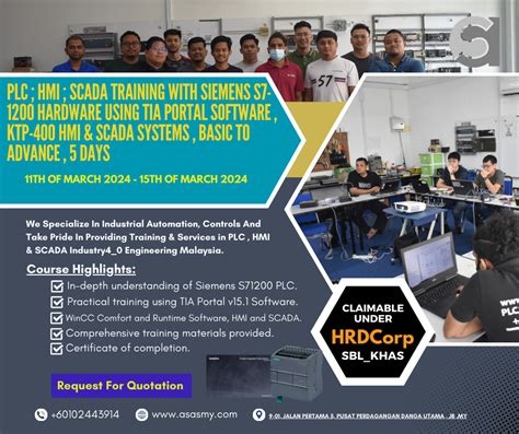 Plc Hmi Scada Training With Siemens S7 1200 Hardware Using Tia