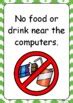 Computer Room Rules Posters By Imaginative Teacher TpT