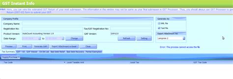 Troubleshooting Error When Inquiry Gst Instant Info The Process