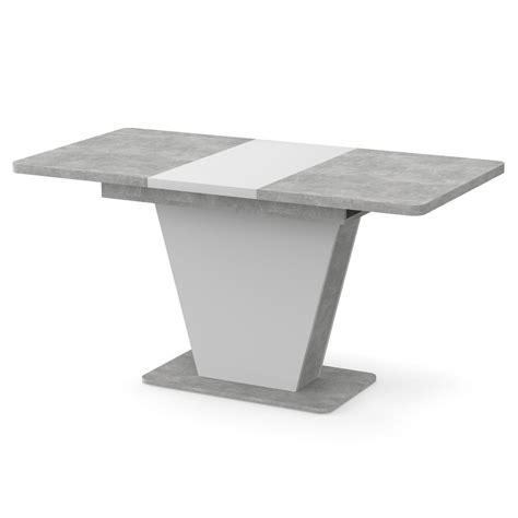 Стіл розсувний Неман КЛАЙД Бетон Білий по ціні 5 445 00 грн грн Альтек мебель