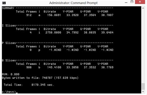 Hevc Making A First Hevc Bitstream Optavisse