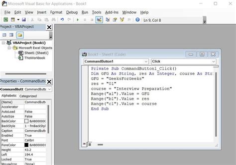 Variables And Data Types In VBA Excel GeeksforGeeks