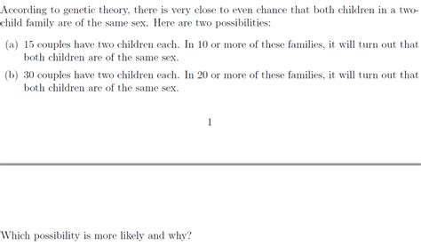 Solved According To Genetic Theory There Is Very Close To Chegg Com