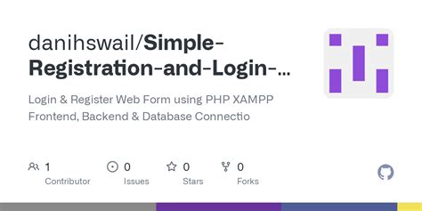 Github Danihswail Simple Registration And Login Form Login