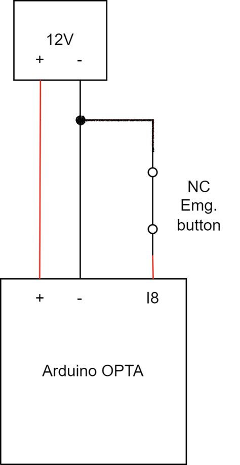 Arduino Opta Not Able To Use Button 12v Logic Opta Arduino Forum
