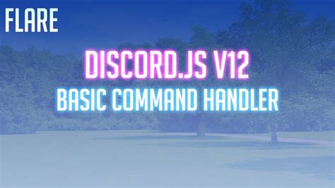 Code Your Own Discord Bot 2020 Basic Command Handler Discord Js V12 Youtube