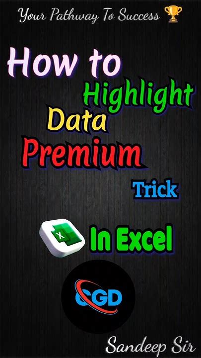 How To Highlight Data In Excel Premium Tips And Tricks 💯💫 Exceltips