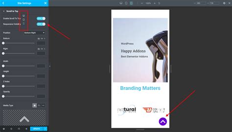 How To Enable Scroll To Top Button On A Web Page