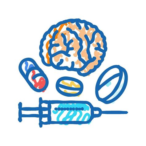 Neuroinformatics Neuroscience Neurology Icon Doodle Illustration 62454703 Vector Art At Vecteezy