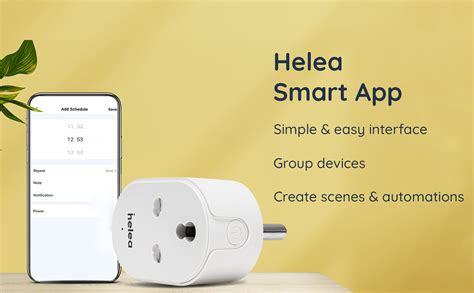 Helea 16a Smart Plug Pebble
