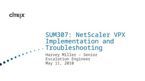ppt netscaler vpx implementation and troubleshooting dokumen tips