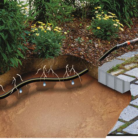 Маркуч Gardena за капково напояване с капкообразуватели 13 7 мм 50 м черен 300 мм Micro Drip