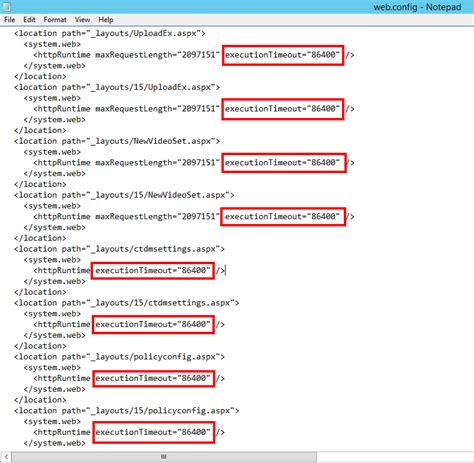 How To Make Sharepoint 2016 Not Fail Long Running Uploads Large Files