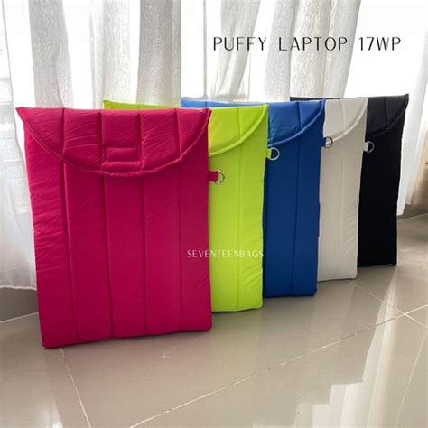Jual Sarung Laptop Puffy Laptop Waterproof Seventeenbags Svn Lurus Putih Kab
