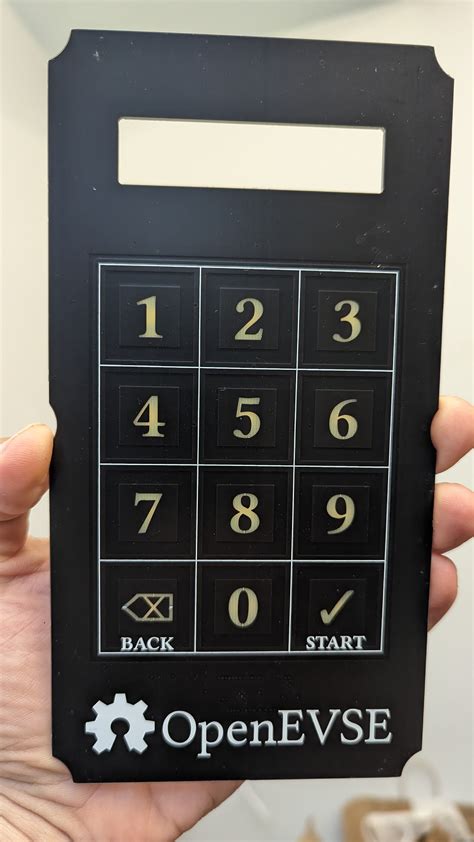 OpenEVSE Capacitive Keypad RFID Hackaday Io