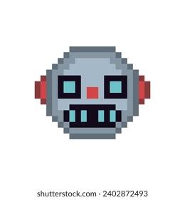 Robot Pixel Art Character Avatar Profile Stock Vector Royalty Free Shutterstock
