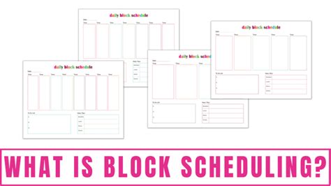 What Is Block Scheduling