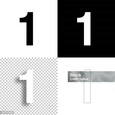 1 넘버 원 디자인 아이콘입니다 빈 흰색 및 검은색 배경 선 아이콘 1에 대한 스톡 벡터 아트 및 기타 이미지 1 1위 개념 Istock
