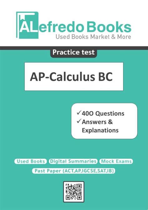 AP Calculus BC Multiple Choice Questions MCQ With Answers And Explanations Digital Format