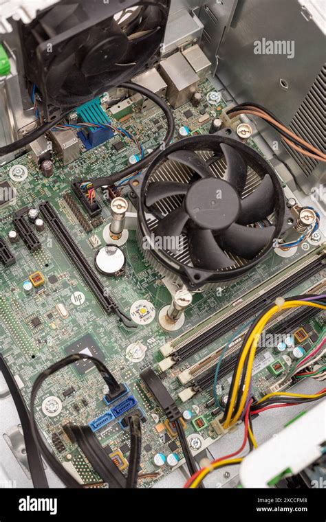 Inside Of Computer Cpu Hi Res Stock Photography And Images Alamy