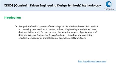 Ppt Cdeds Constraint Driven Engineering Design Synthesis Methodology Powerpoint Presentation