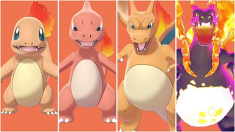 Full Charmander Evolution Team All Forms Youtube