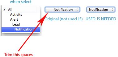 Html Using Jquery Trim In Select Tag Stack Overflow