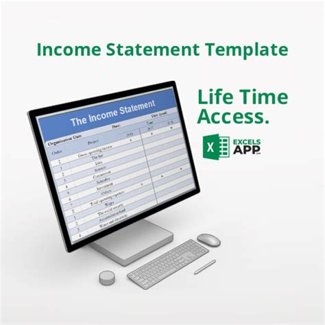 Income Statement Template Excels App