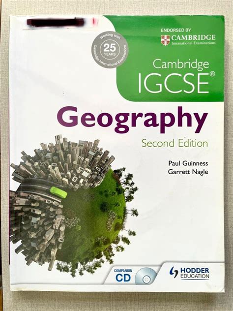 Geography Textbook Cambridge Igcse Textbook Cd Included Hobbies And Toys Books And Magazines