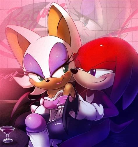 Rouge And Knuckles By Nancher On Deviantart Rouge The Bat Sonic Art