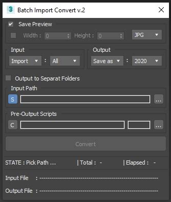 Batch Import Convert Scriptspot