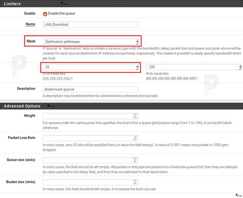 [pfsense] Limit Maximum Bandwidth Per User With Limiters Provya