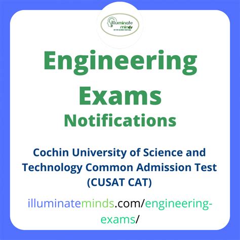 Cochin University Of Science And Technology Common Admission Test