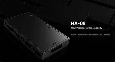 ID COOLING HA 08 8 Port ARGB PWM Fan Hub PLE Computers