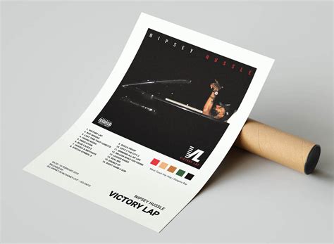 Nipsey Hussle Victory Lap Album Cover Poster Architeg Prints