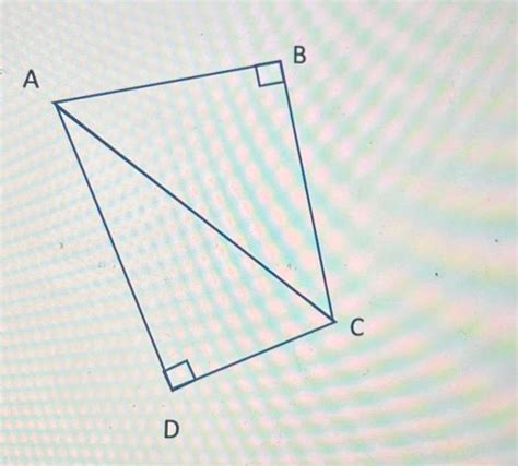 Solved Ab 6 Bc 7 Dc 5 And Ad 9 A Find The Area Of The
