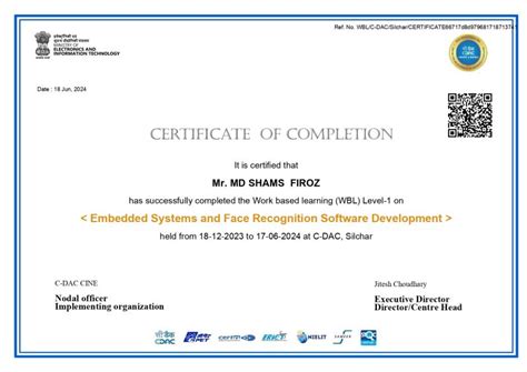 Md Shams Firoz On Linkedin Internship Paidinternship Cdacsilchar