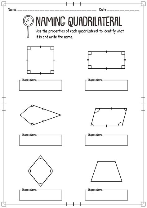 Regular Polygon Polygon Shape Shape Names Shapes Worksheets Quadrilaterals Writing Being A